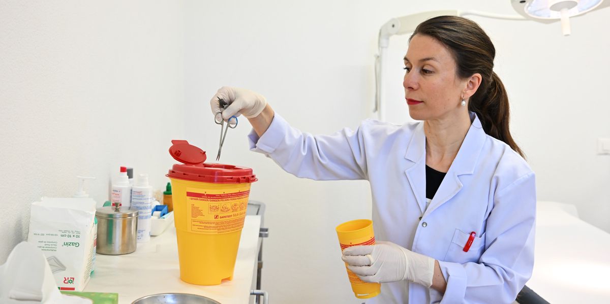 Spital und Arztpraxis: Medizinische Instrumente landen oft im Abfall