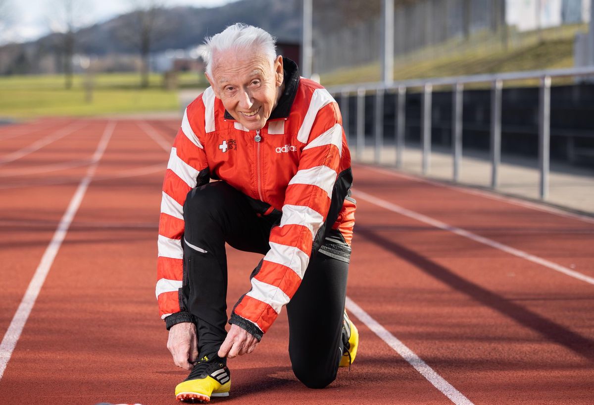 Sprinter im Porträt: Mit 87 tritt er langsam kürzer | Tages-Anzeiger