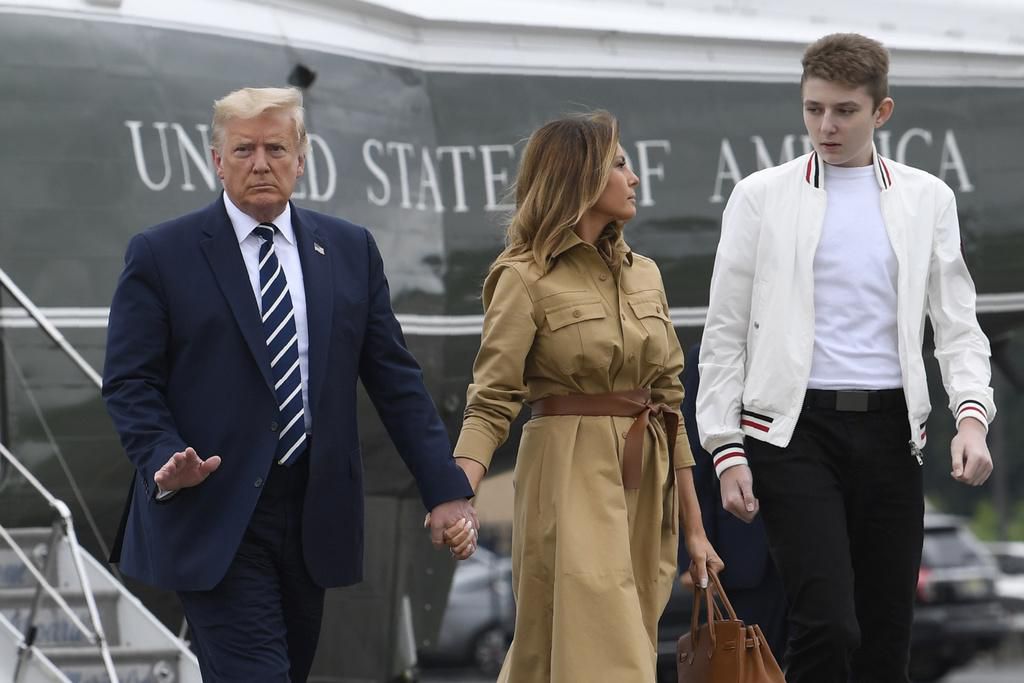Auch Barron Trump infiziert – «Achterbahn der Symptome»: Melania Trump ...