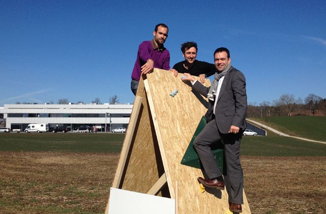 Spatenstich für Kletterhalle | Berner Zeitung