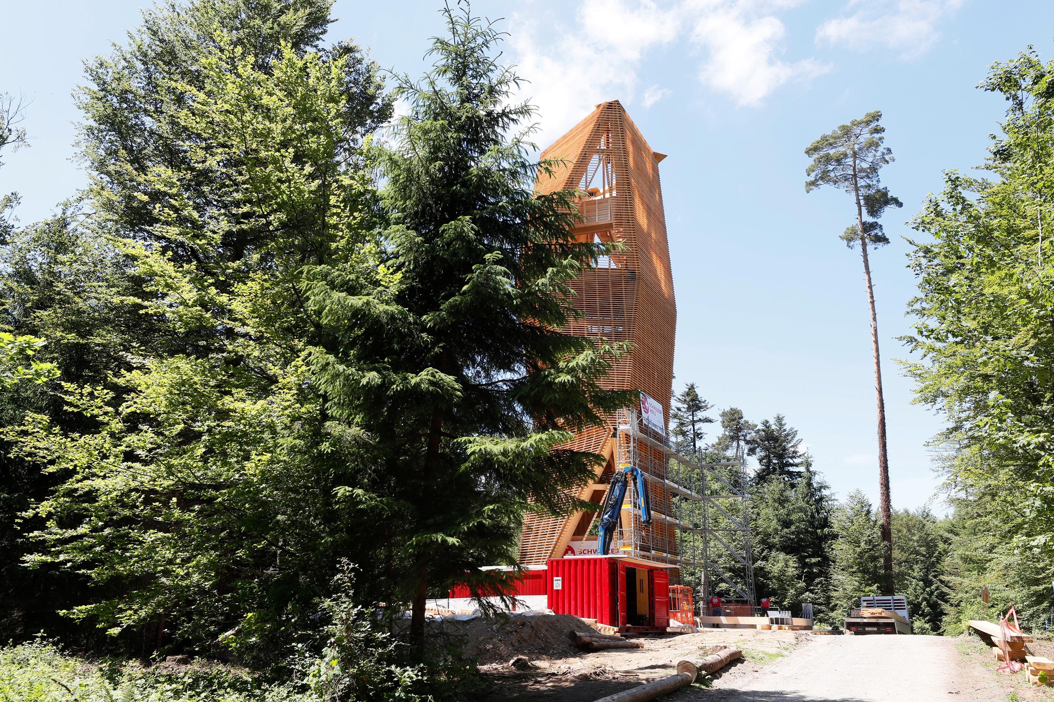 Aussichtsturm im Glattal: Hardwald-Turm ist zu ¾ fertig | Zürcher ...