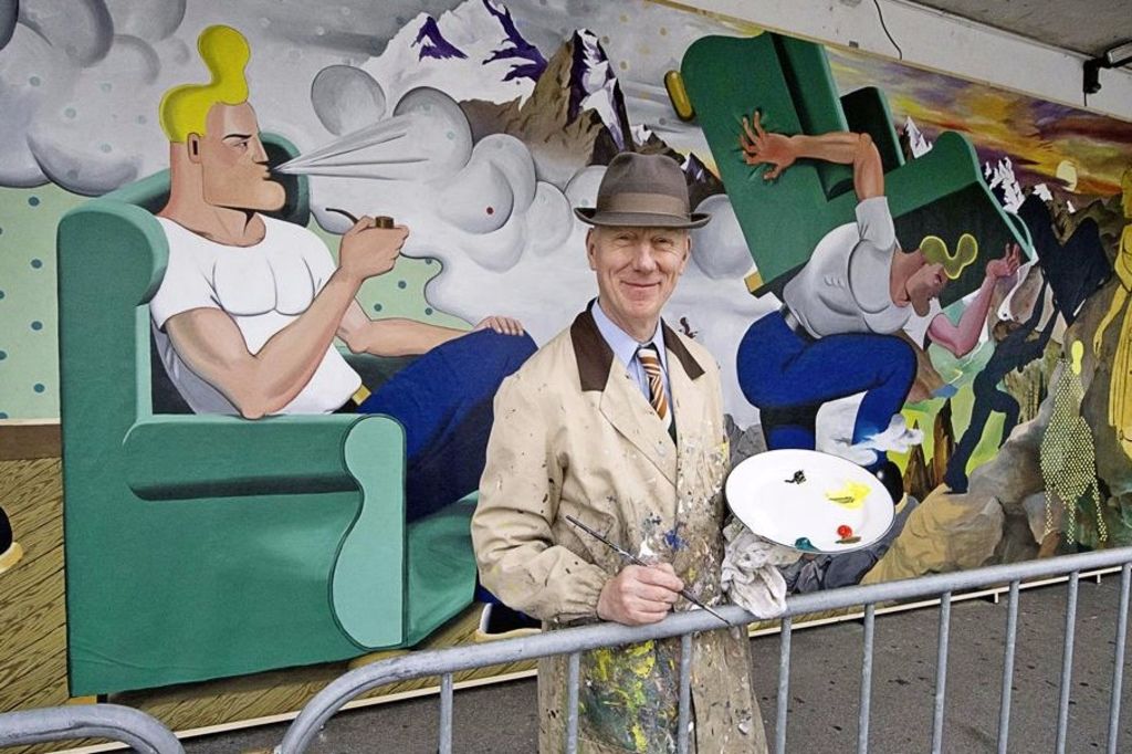 Herr Seele peint Cowboy Henk rêvant la naissance de la marine suisse à ...