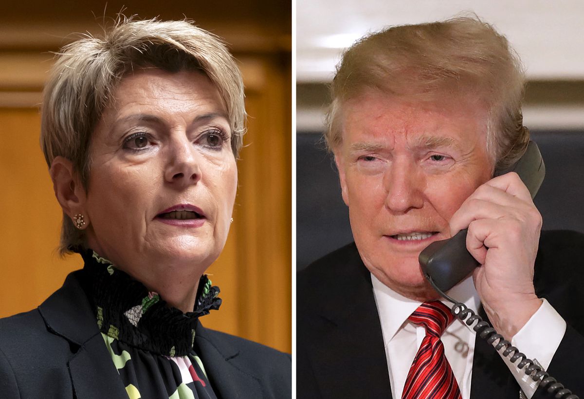 Droits de douane: L'appel de Keller-Sutter et la volte-face de Trump ...