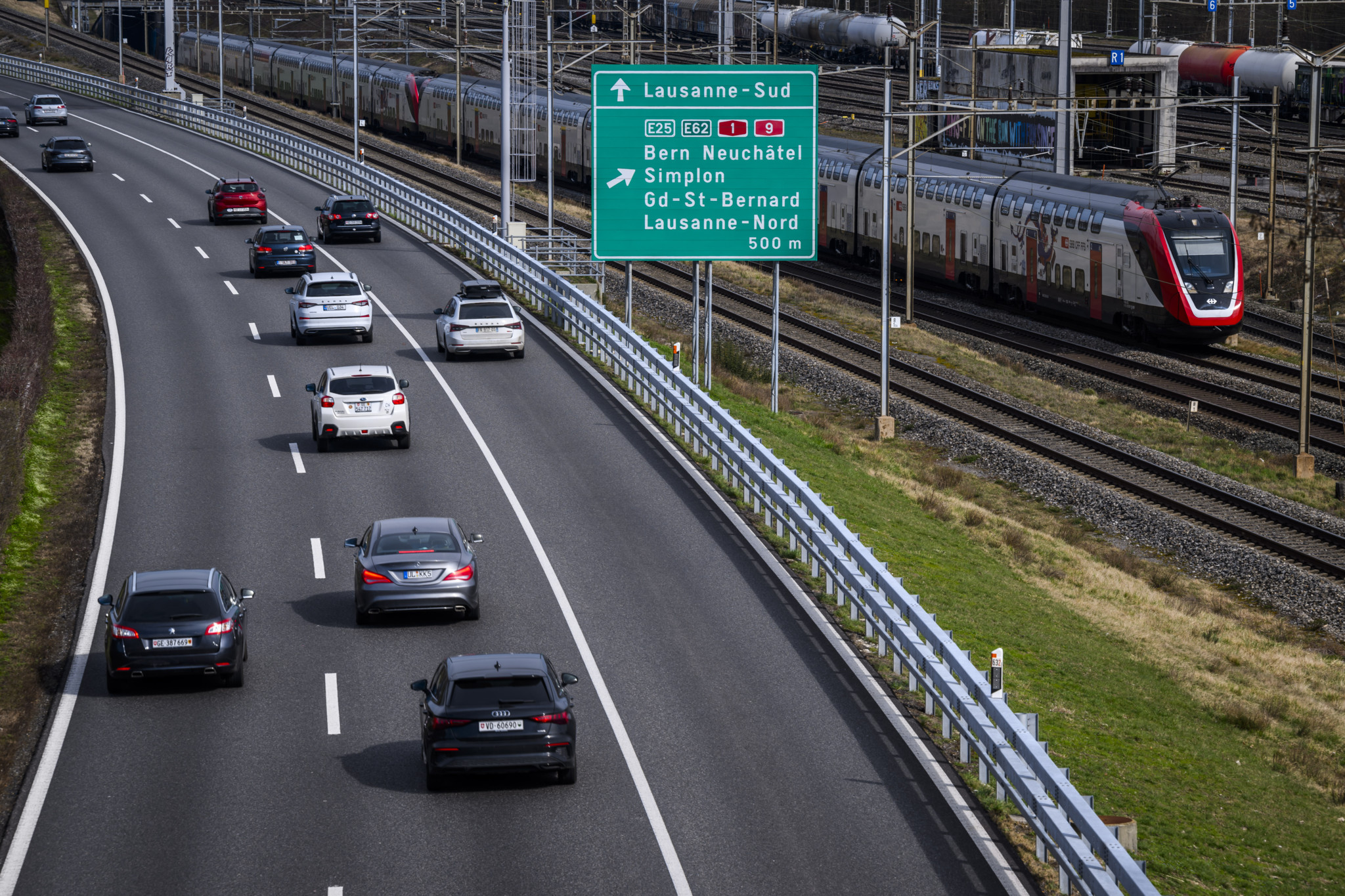 Lausanne: dix amendes pour stationnement sauvage à Vidy