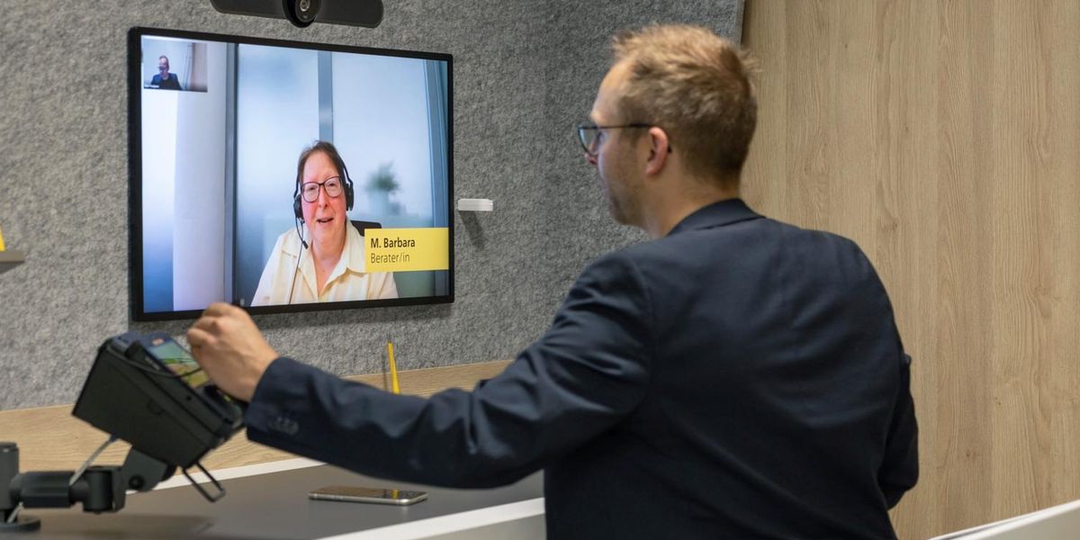 Post testet Filiale der Zukunft: Videokabine statt Schalter