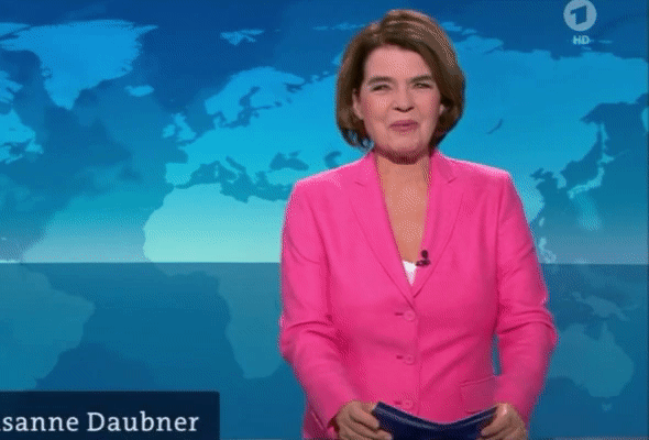 Deutschland: Hartnäckiger Lachanfall überfällt «Tagesschau»-Sprecherin ...
