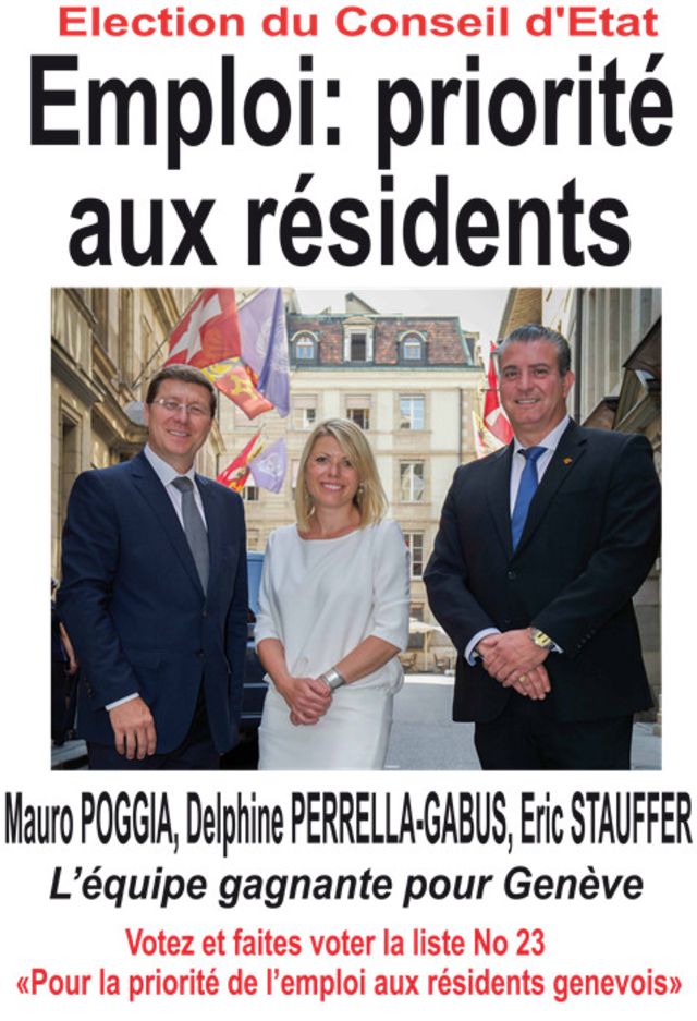 Une affiche sur le gril: le MCG | Tribune de Genève