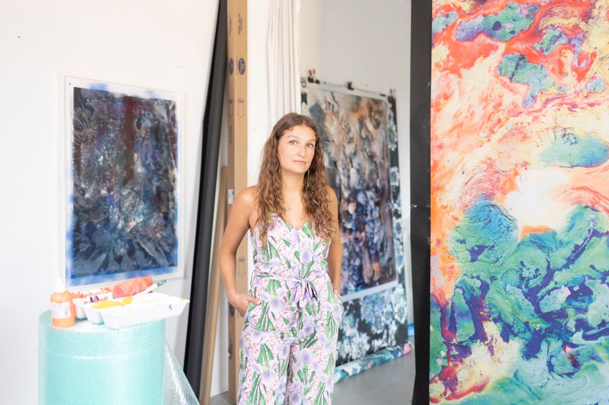 Peintures Mayas Maya Nassereldine : Artiste Peintre Contemporain