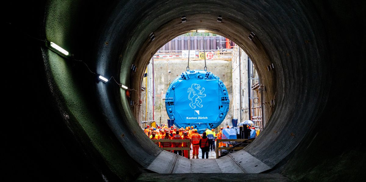 Grösstes Bauprojekt Zürich: Nun kommt ein Riesen­bohrer zum Einsatz