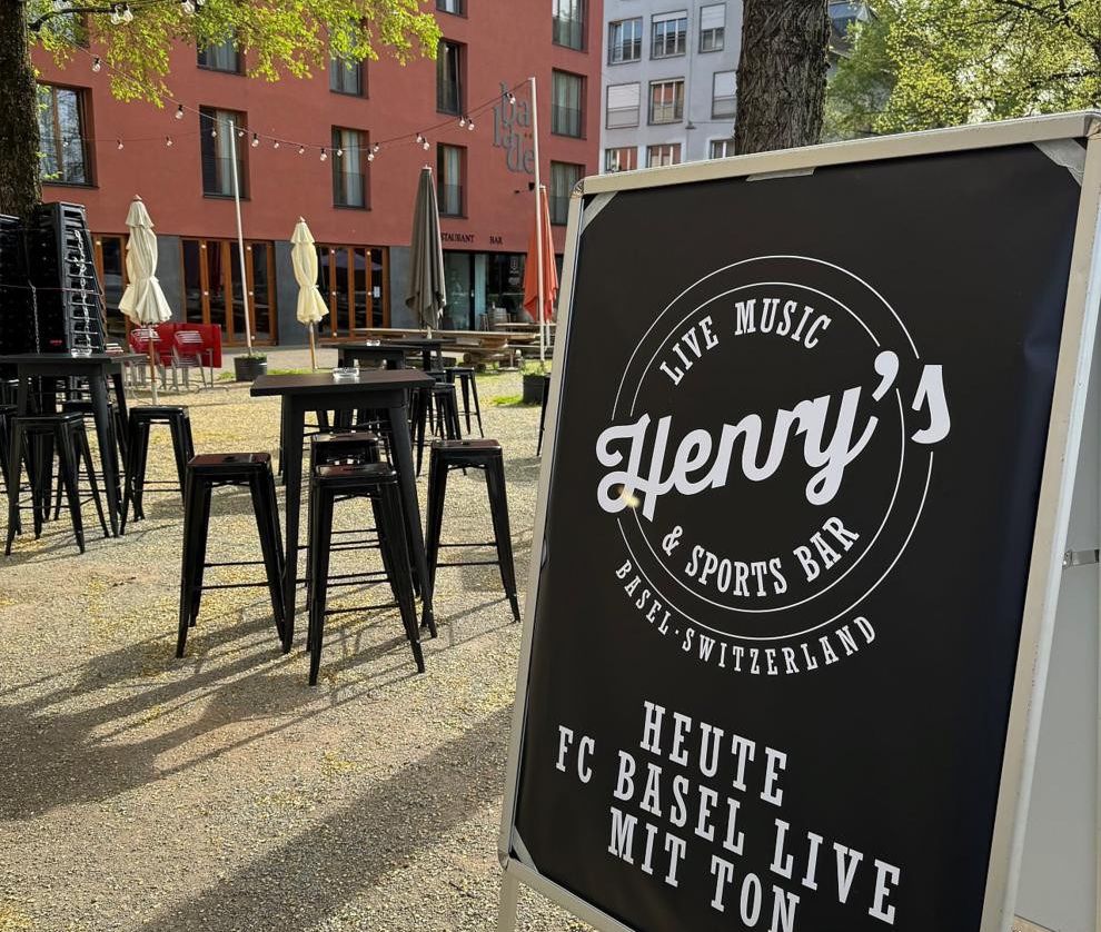 Basel: Henry’s Music und Sportsbar baut Aussenbereich aus