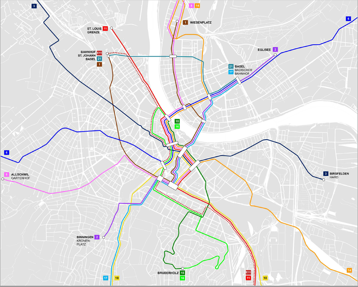 Neues Liniennetz ab 2030 - So sollen künftig die Trams durch die Region ...