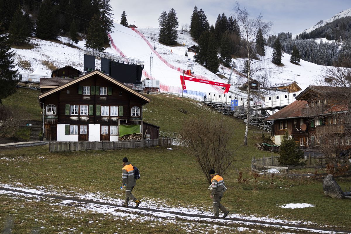 Courses de ski: A Adelboden, l’année sans neige était plus simple à ...