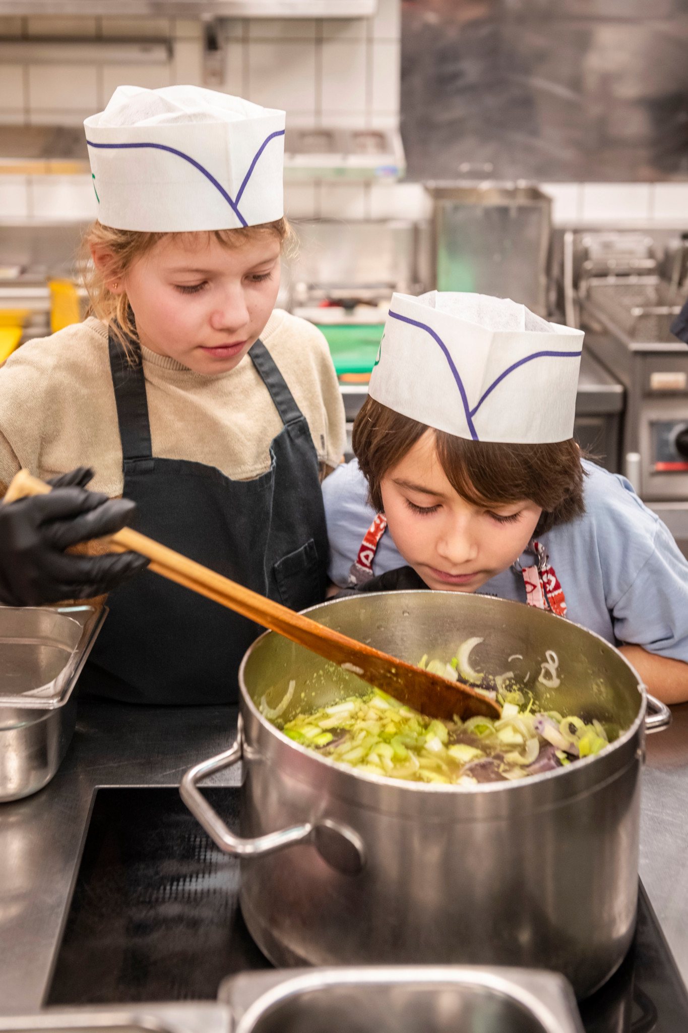 Erlinsbach: Kinder kochen Menü im Restaurant Hirschen