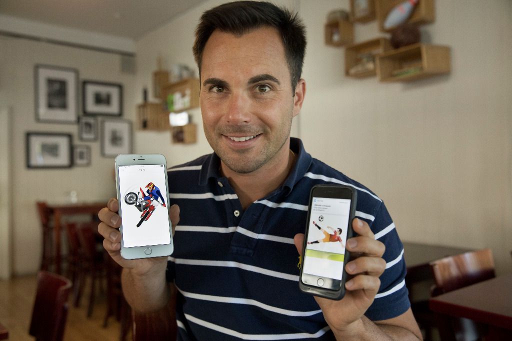 Julien Bill met sa passion en applications: le foot et la moto en ...