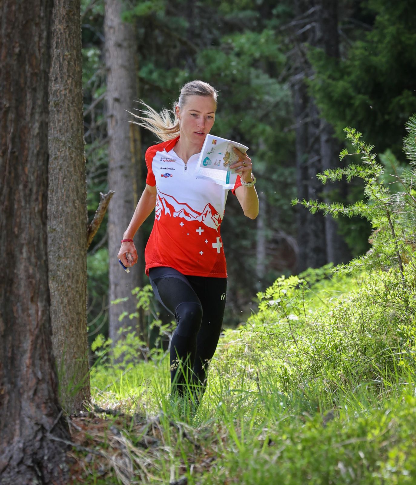 Natalia Gemperle an der OL-WM in Flims Laax: Zur falschen Zeit im ...