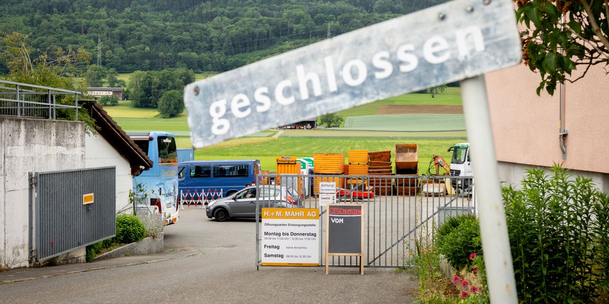 Entsorgungsstelle Mahr in Schöfflisdorf schliesst Ende Juni