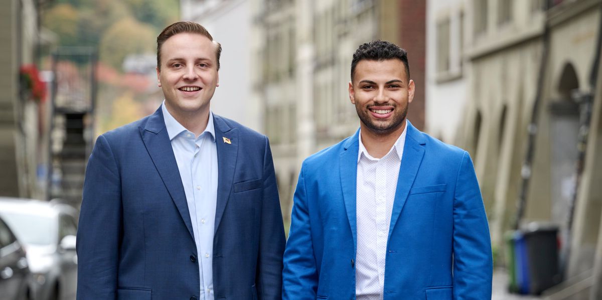 Nils Fiechter und Adrian Spar: Provokateure der Jungen SVP feiern ...