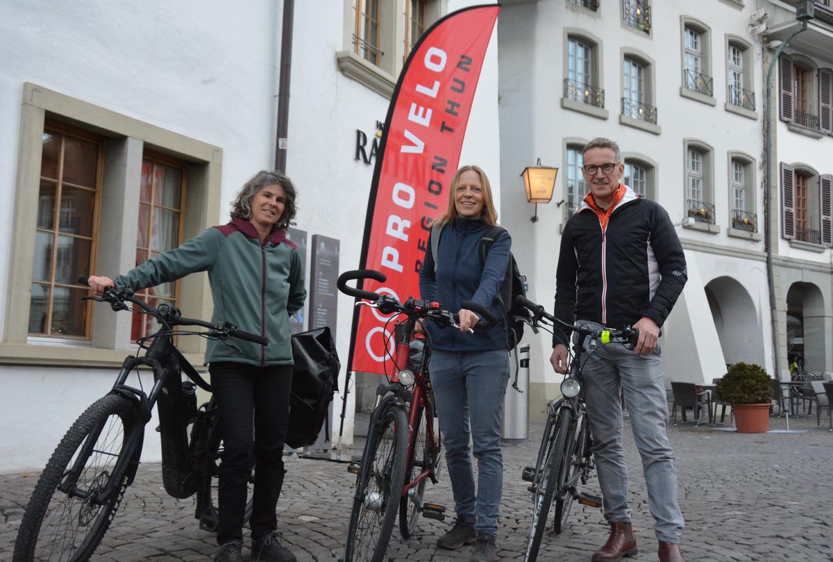 Pro Velo Spiez: Sie setzen sich für sichere Velo-Verkehrswege ein ...