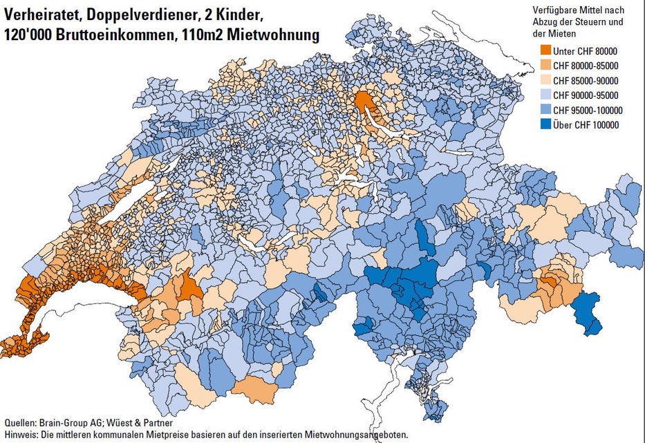Wo der Mittelstand am günstigsten lebt | Der Bund