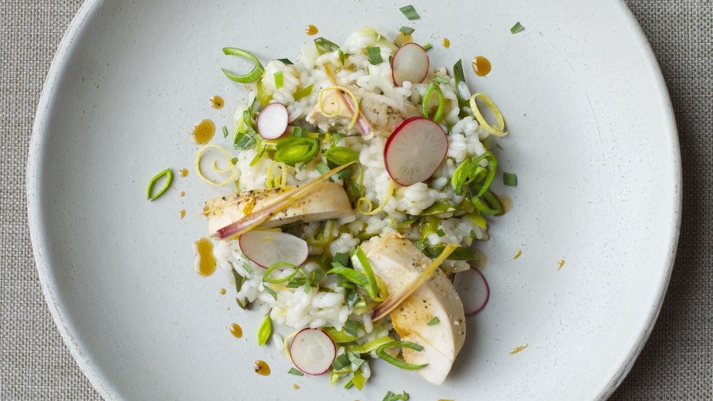 LA RECETTE DE BENOÎT: Poulet frais à la citronnelle sur son risotto au ...