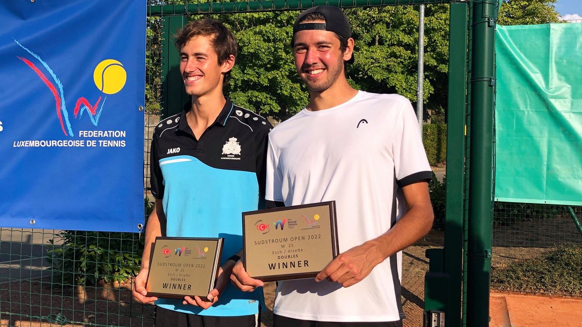 Tennis: Les Luxembourgeois Rodesch et Knaff sacrés en double à Esch - L ...