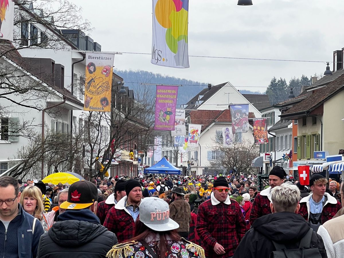 Grossandrang in Sissach: Die Sujets hatten in diesem Jahr vorwiegend ...