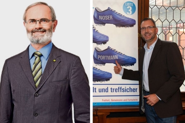 Freude über die Wiederwahl bei Weibel und Portmann