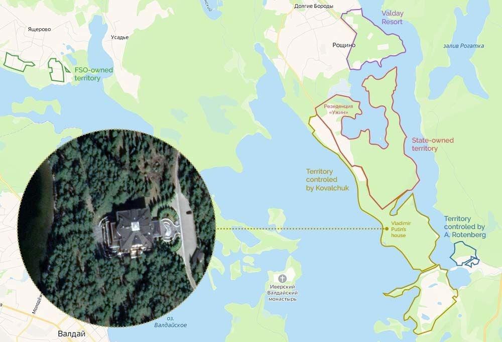 Russland: In dieser Luxusvilla soll Putin mit seiner Freundin und den ...