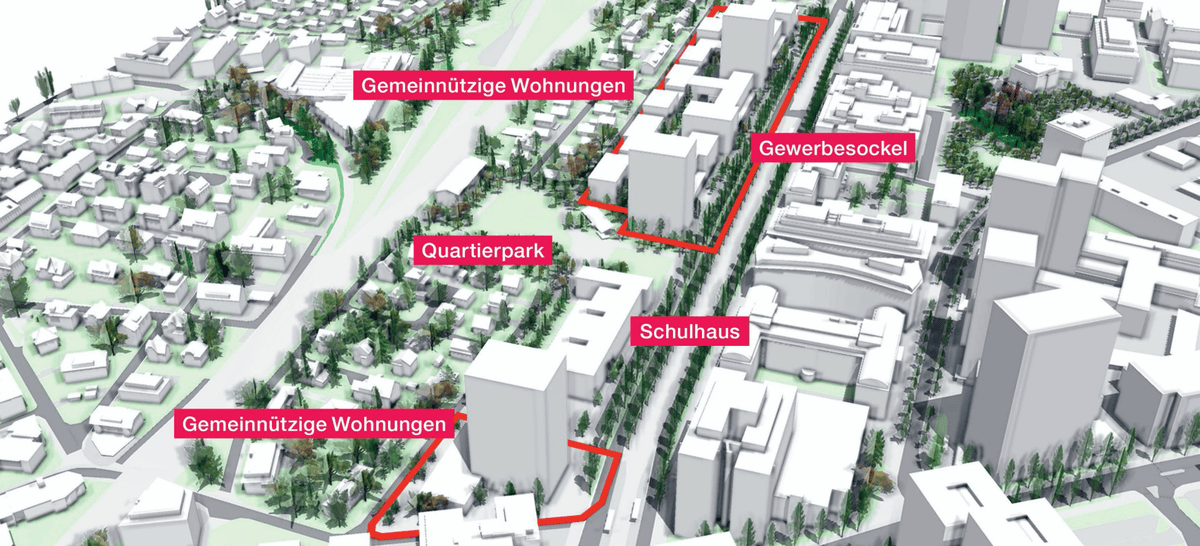 Überbauung Thurgauerstrasse in Zürich: Die Stadt verteilt Parzellen an ...