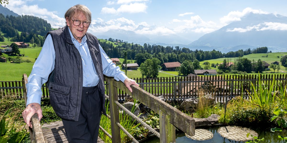 Bluemeturm über Schwanden: Theo Gyger hat ihn erfunden