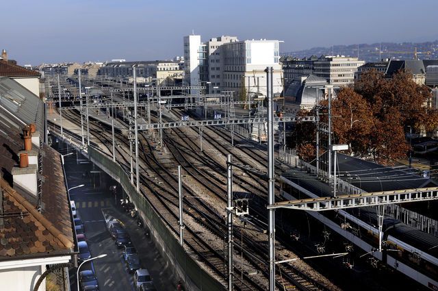 La Ville creuse la voie souterraine de Cornavin | Tribune de Genève