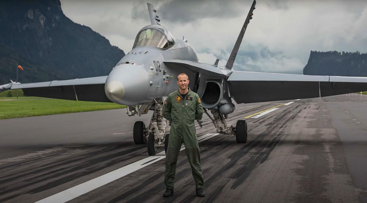 Pilot der Schweizer Luftwaffe: Für ihn ist «Top Gun» das echte Leben ...