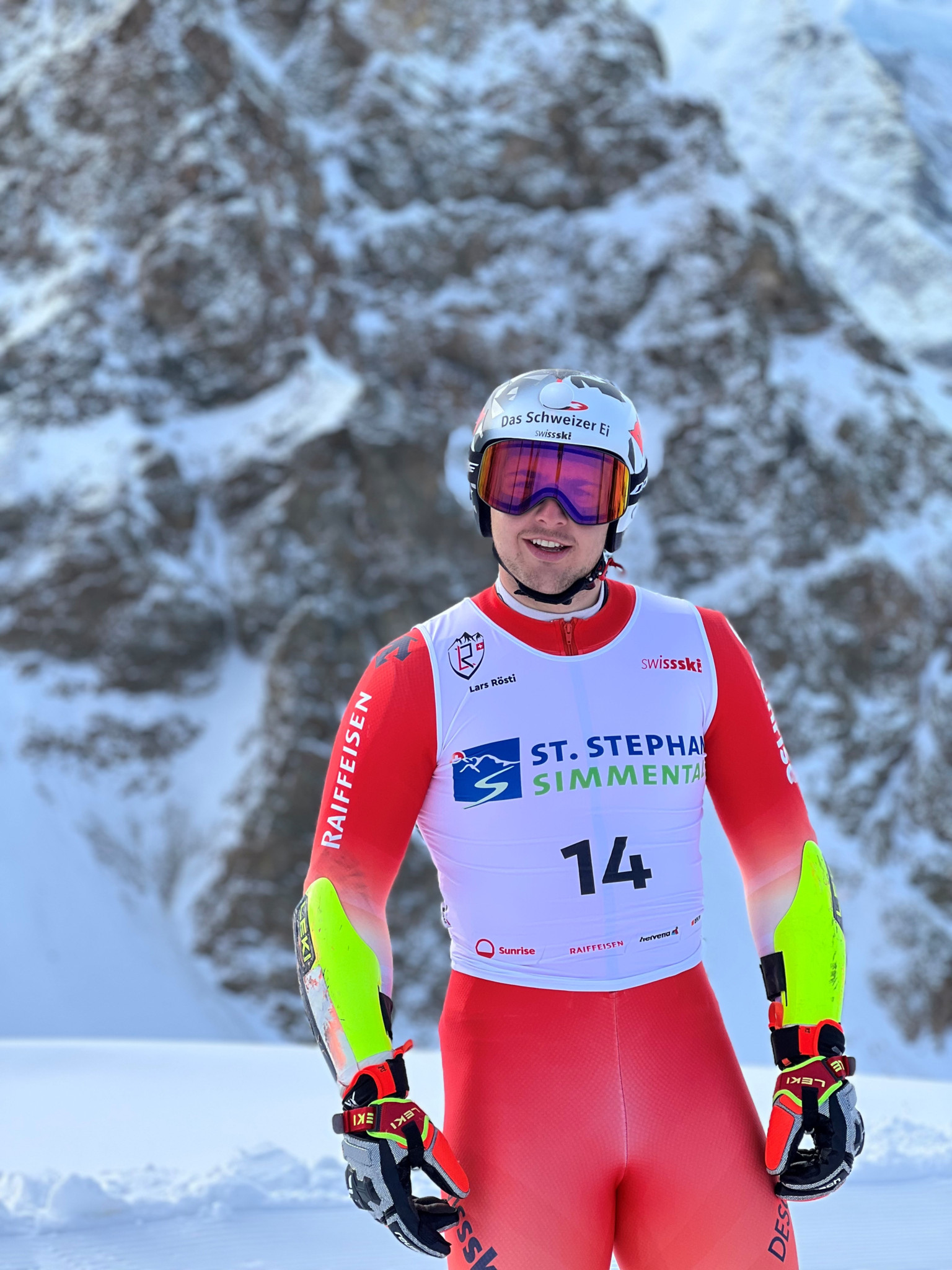 St. Stephan: Lars Rösti fährt Rennen gegen Hobby-Skifahrer