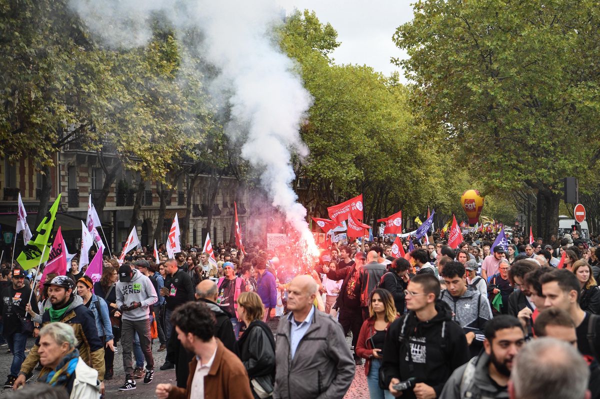 Manifestations en France: Journée de mobilisation pour des hausses de salaires | Tribune de Genève