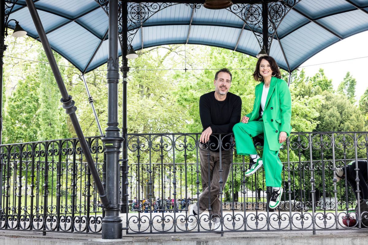 SRF-Moderatoren Vetsch und Gisler bringen die Lebensmitte auf die Bühne ...