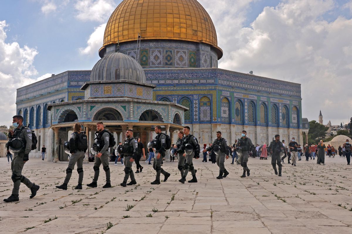 Tempelberg in Jerusalem: Zusammenstöße auf dem Gelände der Al-Aksa ...
