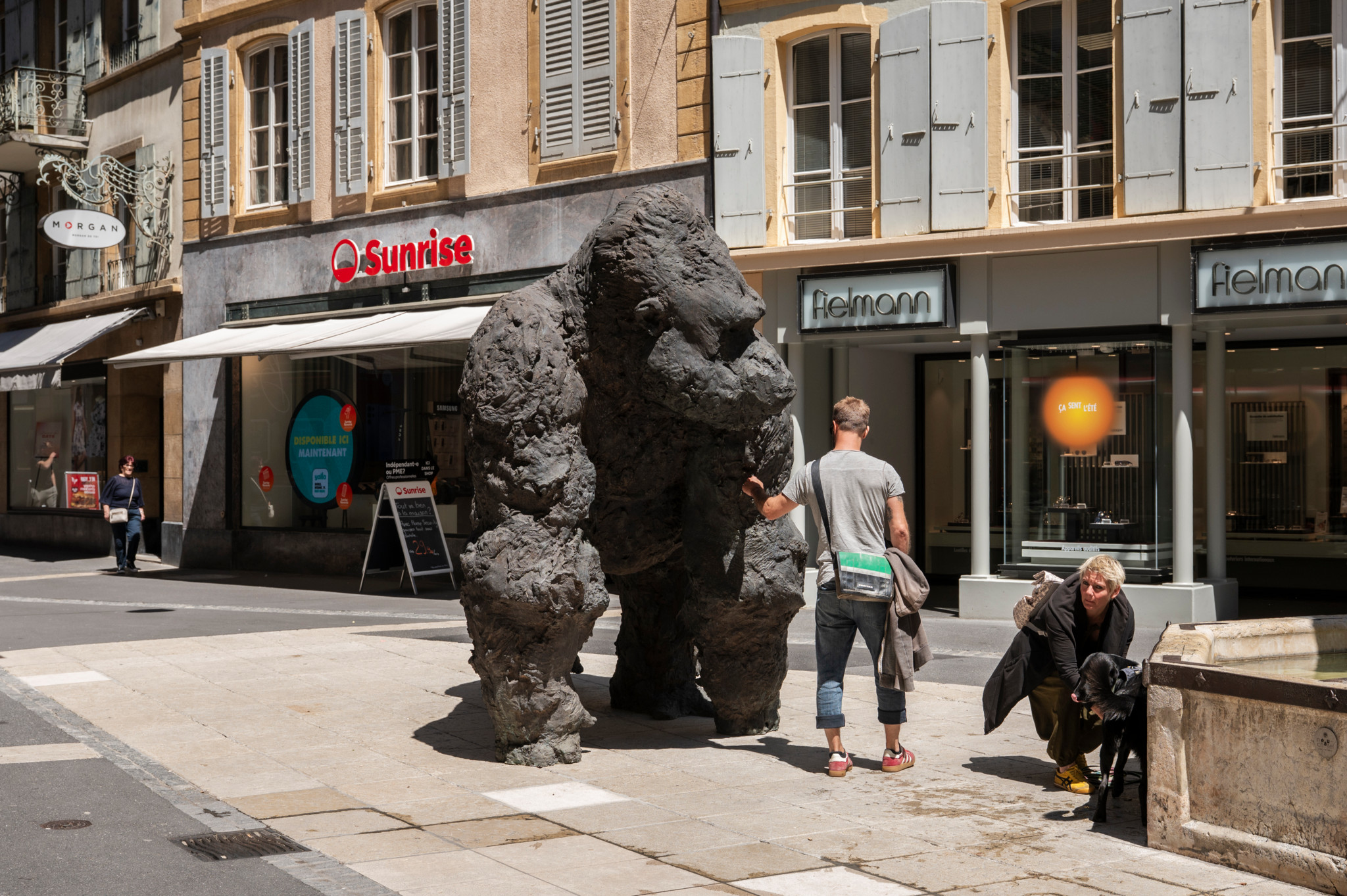 Neuchâtel: 14 sculptures de primates envahissent la ville