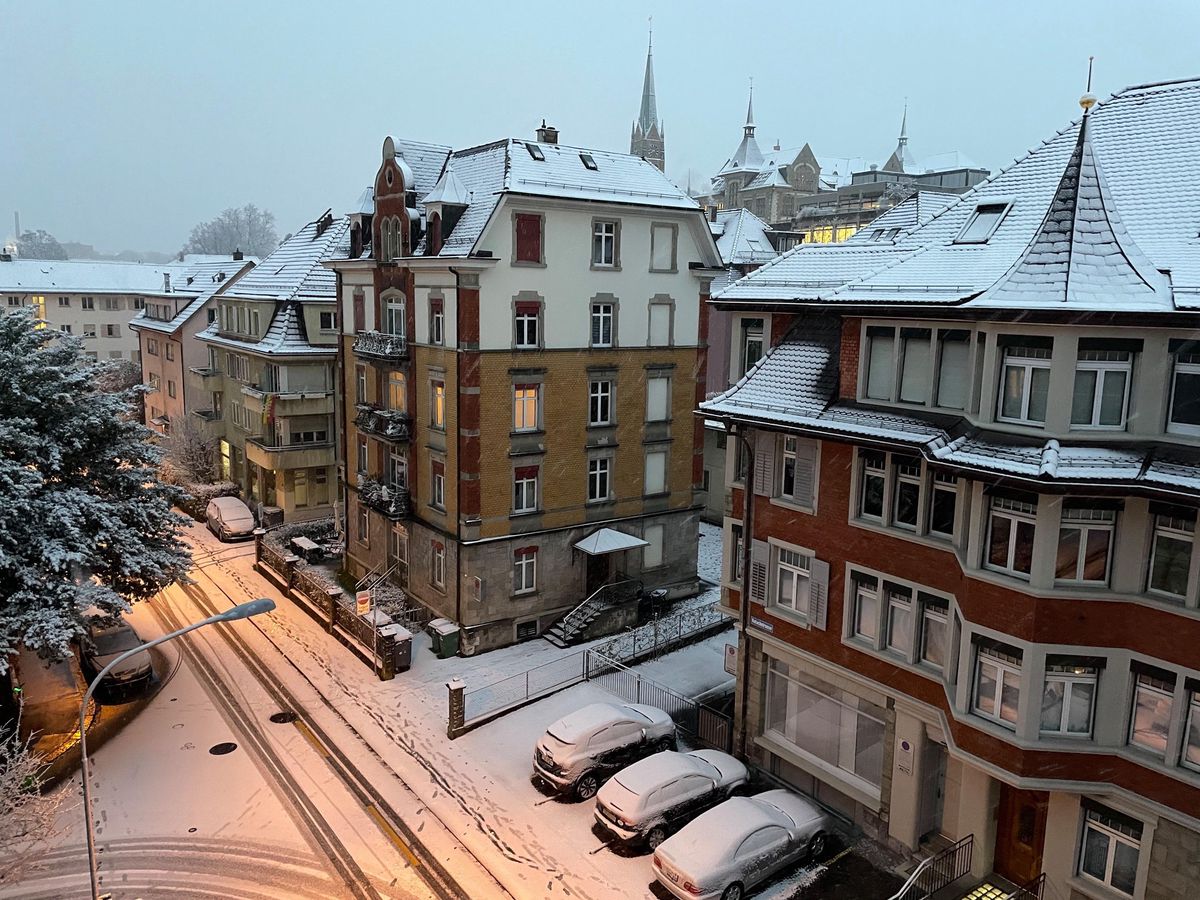 Schnee in Zürich: Rund um Zürich ist es schön weiss | Tages-Anzeiger