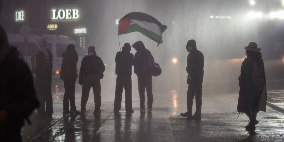 Palästina-Demo in Bern: Strassenschlacht und Feuer