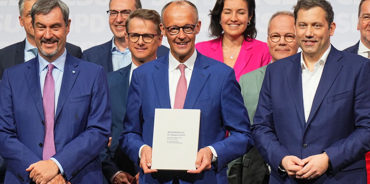 Neue deutsche Regierung: CDU, CSU und SPD unterzeichnen Koalitionsvertrag | Tages-Anzeiger