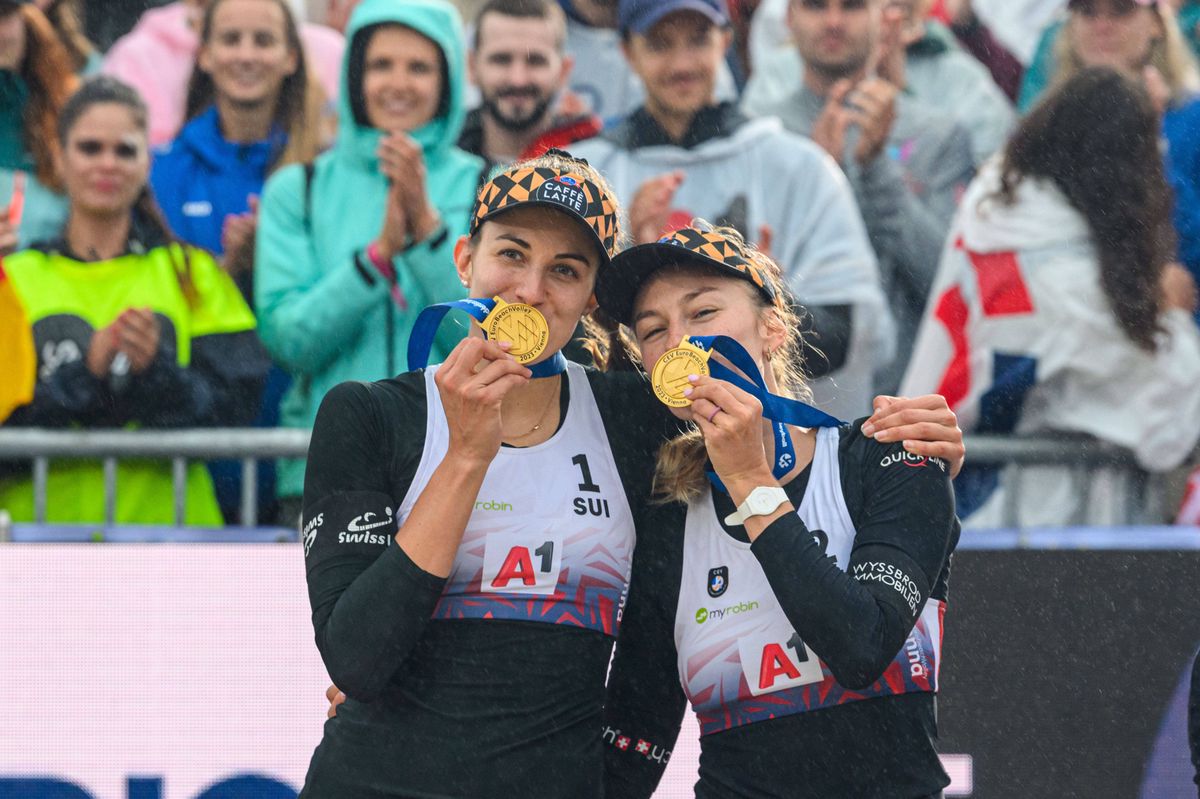 Beachvolley: Tanja Hüberli et Nina Brunner décrochent l’or européen ...