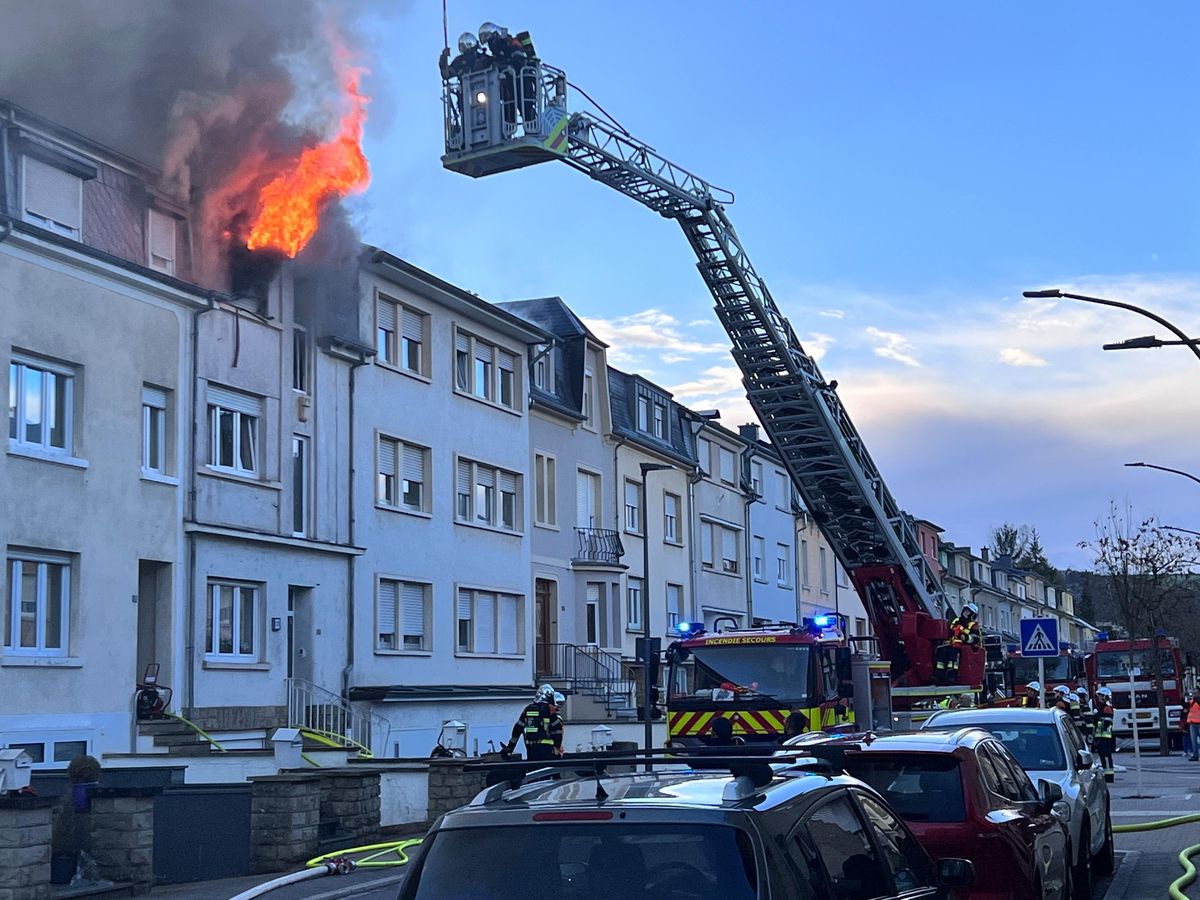 Au Luxembourg: Une maison en flammes à Ettelbruck - L'essentiel