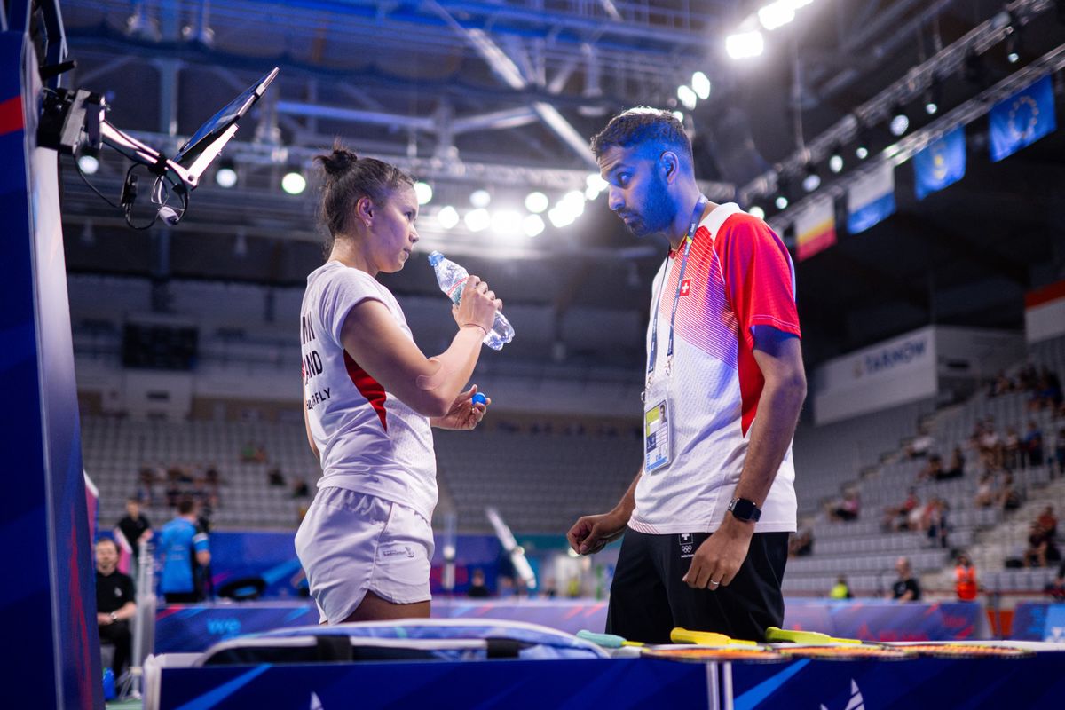 Badminton-Trainer Rajiv Ouseph soll Jenny Stadelmann und Tobias Künzi ...