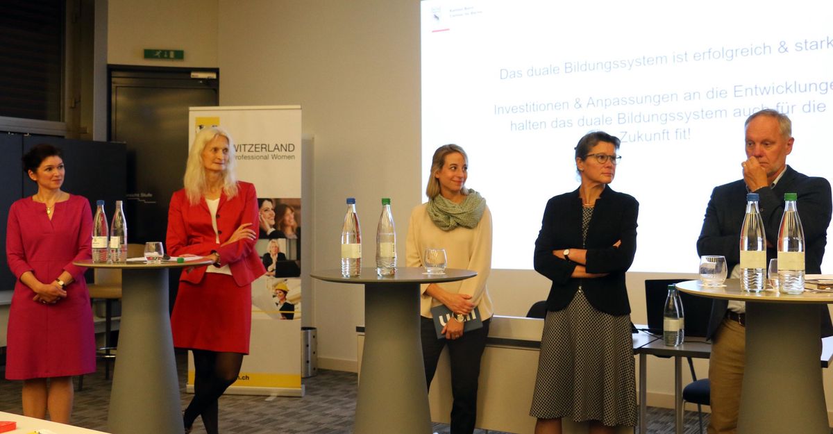 Podiumsdiskussion in Thun: Noch ist die Berufslehre nicht verloren ...