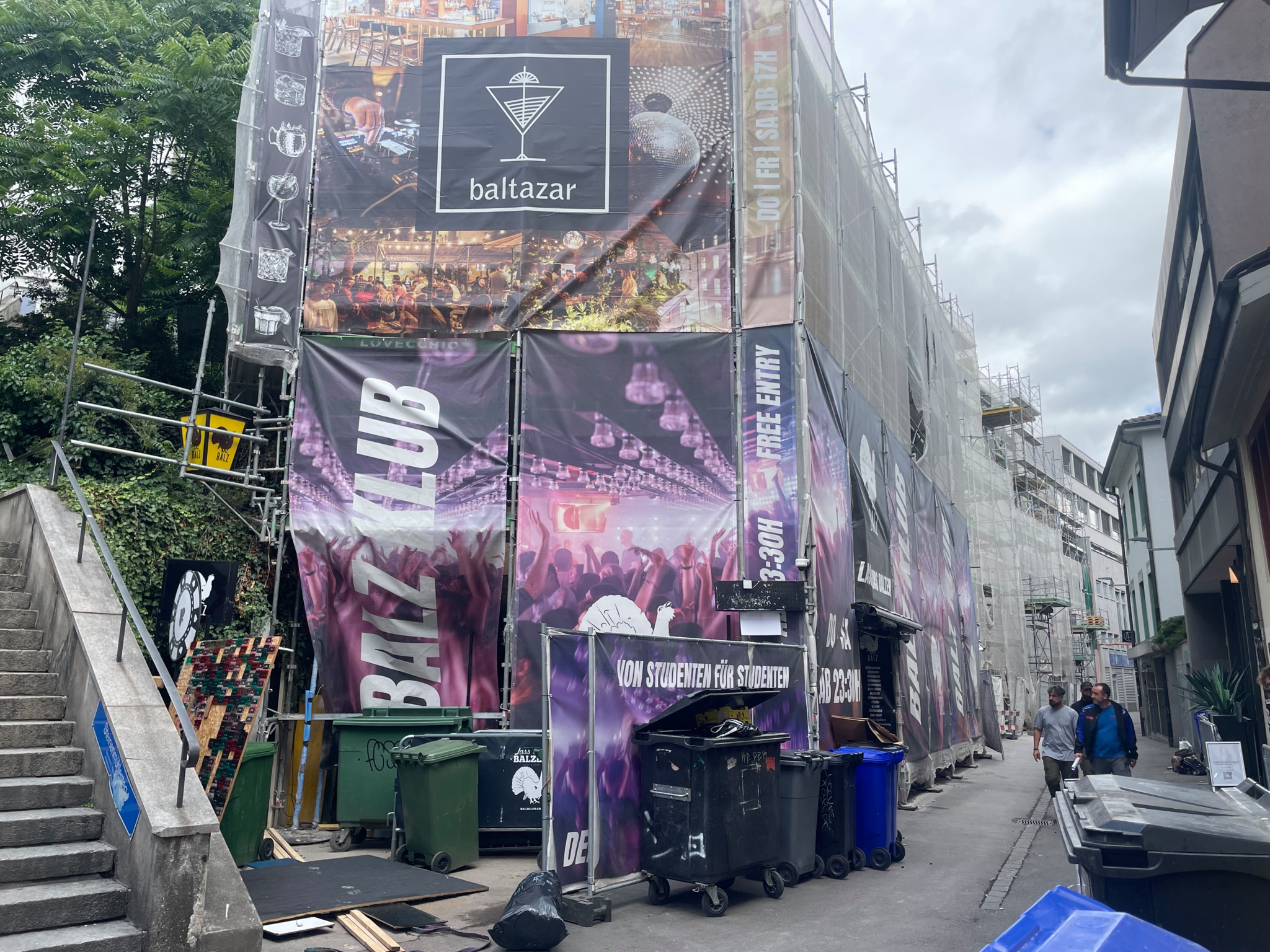 Sanierung: Baltazar Bar und Balz Club in Basel schliessen