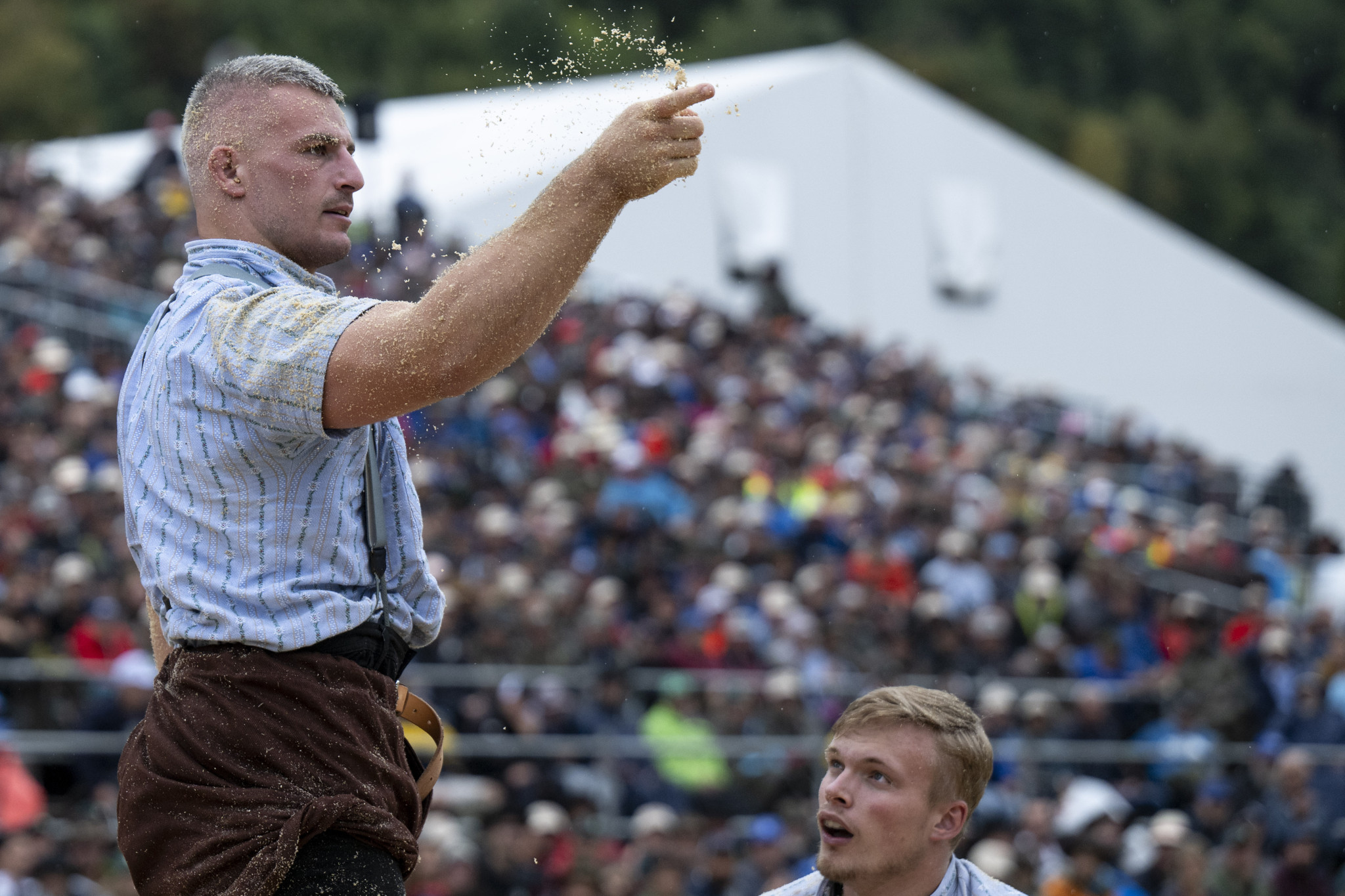 Schwingen: Samuel Giger kommt Kilian Wenger & Co. in die Quere | Berner ...