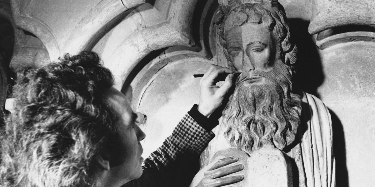 Lausanne 1974: le Moïse de la cathédrale prend des couleurs