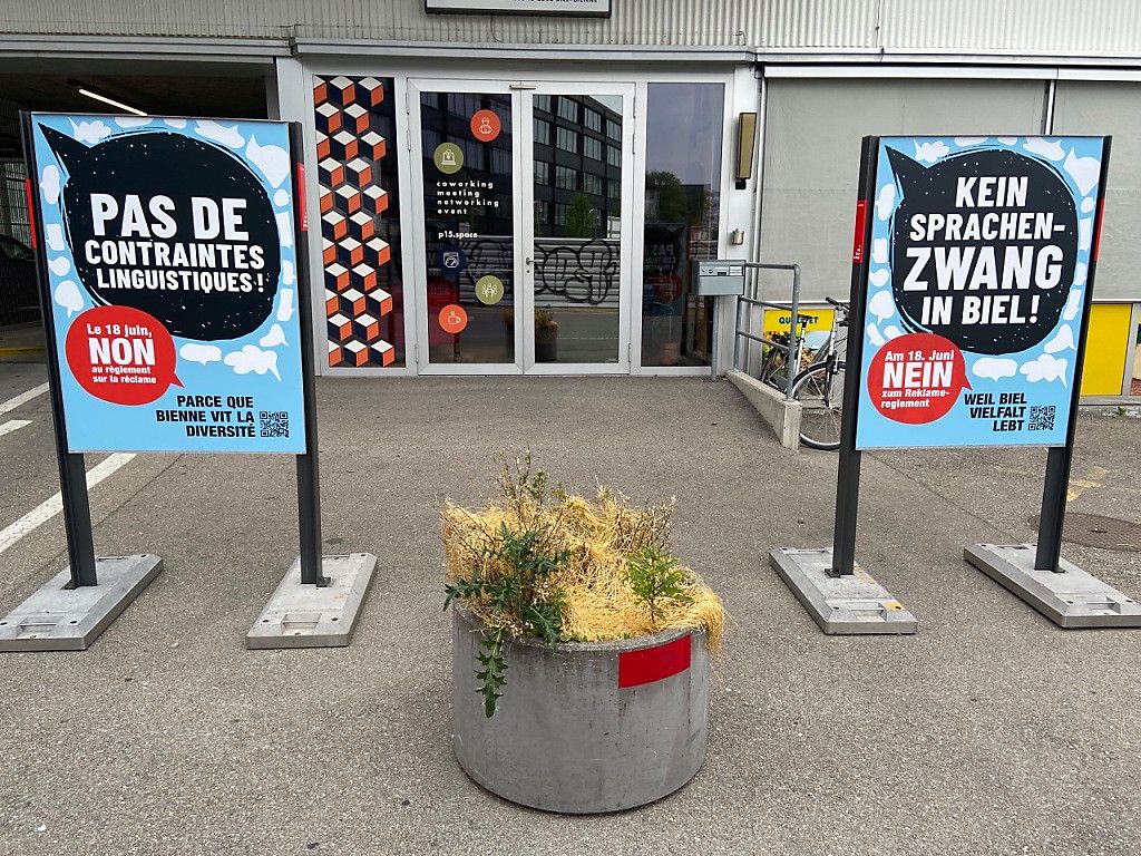 Ja zu Reklamereglement: Bielerinnen und Bieler wollen zweisprachige ...