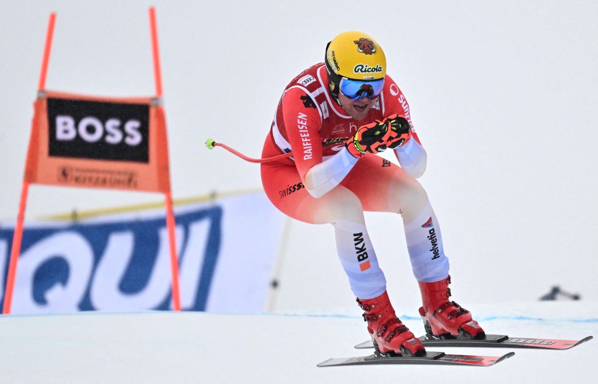 Ski alpin: Niels Hintermann splendide troisième à Kitzbühel | Tribune ...