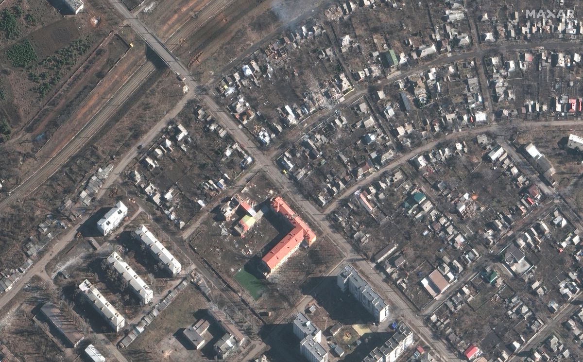 Frontlinie im Ukraine-Krieg : Aktuelle Satellitenbilder zeigen ...